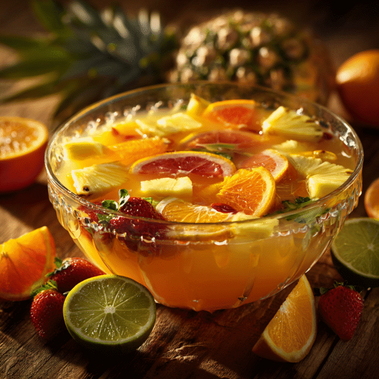 Tropical Paradise Punch – Easy Fruity Party Drink Recipe